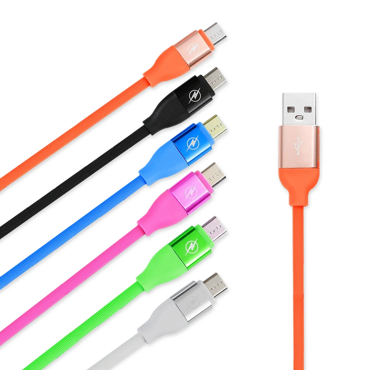 V8 Charger Cable Kit Micro Usb Colorful Mobile Phones Tablets Data And ...