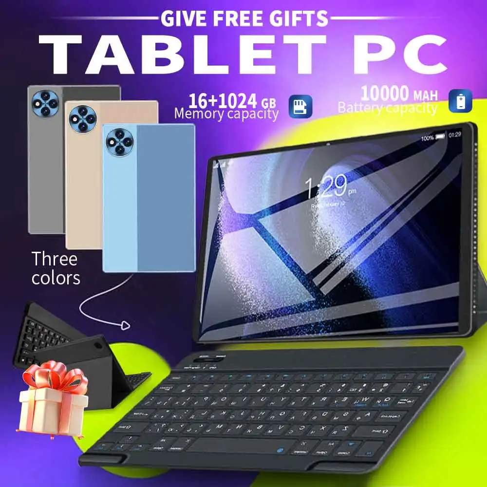 2024-Original-Tablet-Android-14-RAM-16GB-ROM-1024GB-10-1-Inch-Global ...