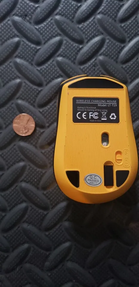 LT-T19 Ergonomic Rechargeable Gaming Mouse USB 2.4G Wireless RGB Light ...