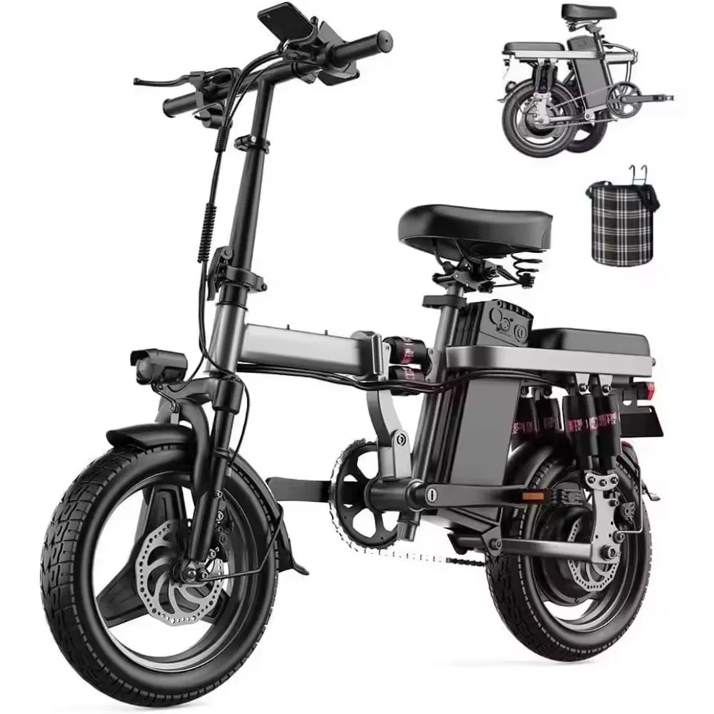 Hot ! Electric Bike for Adults, 48V 15AH Removable Battery, 25MPH ...