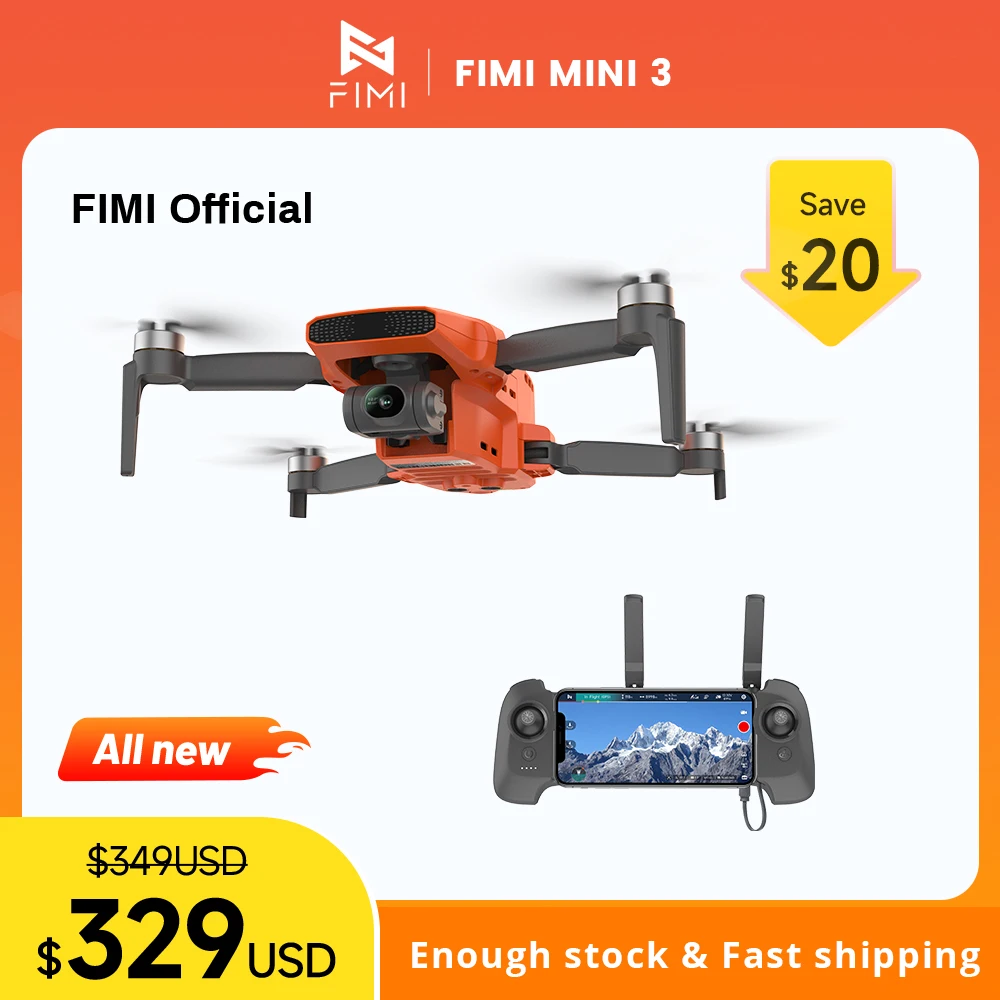 FIMI-MINI-3-Camera-245g-ultra-lightweight-4K-60fps-AI-Super-Nignt ...