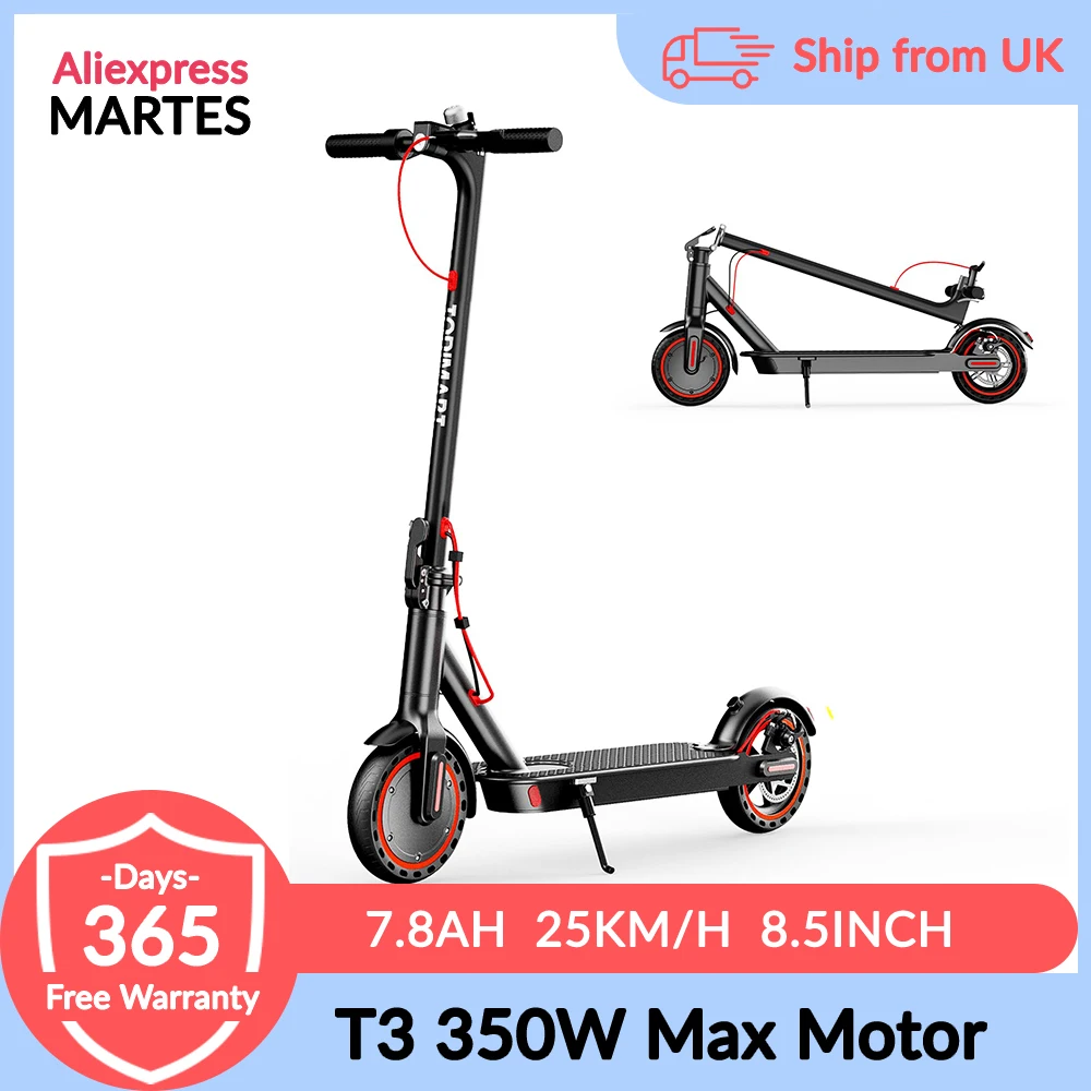 TODIMART T3 Electric Scooter 350W 7.5AH 36V 25KM/H Foldable E Scooter ...