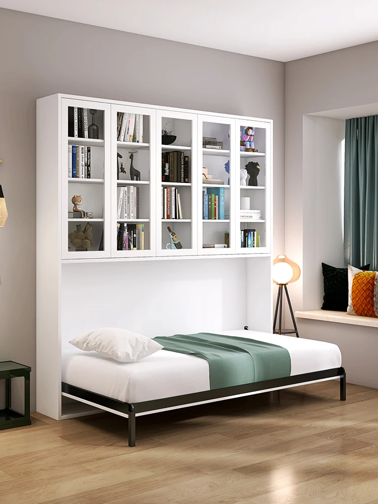 Folding-invisible-wardrobe-integrated-small-apartment-narrow-side-flip ...