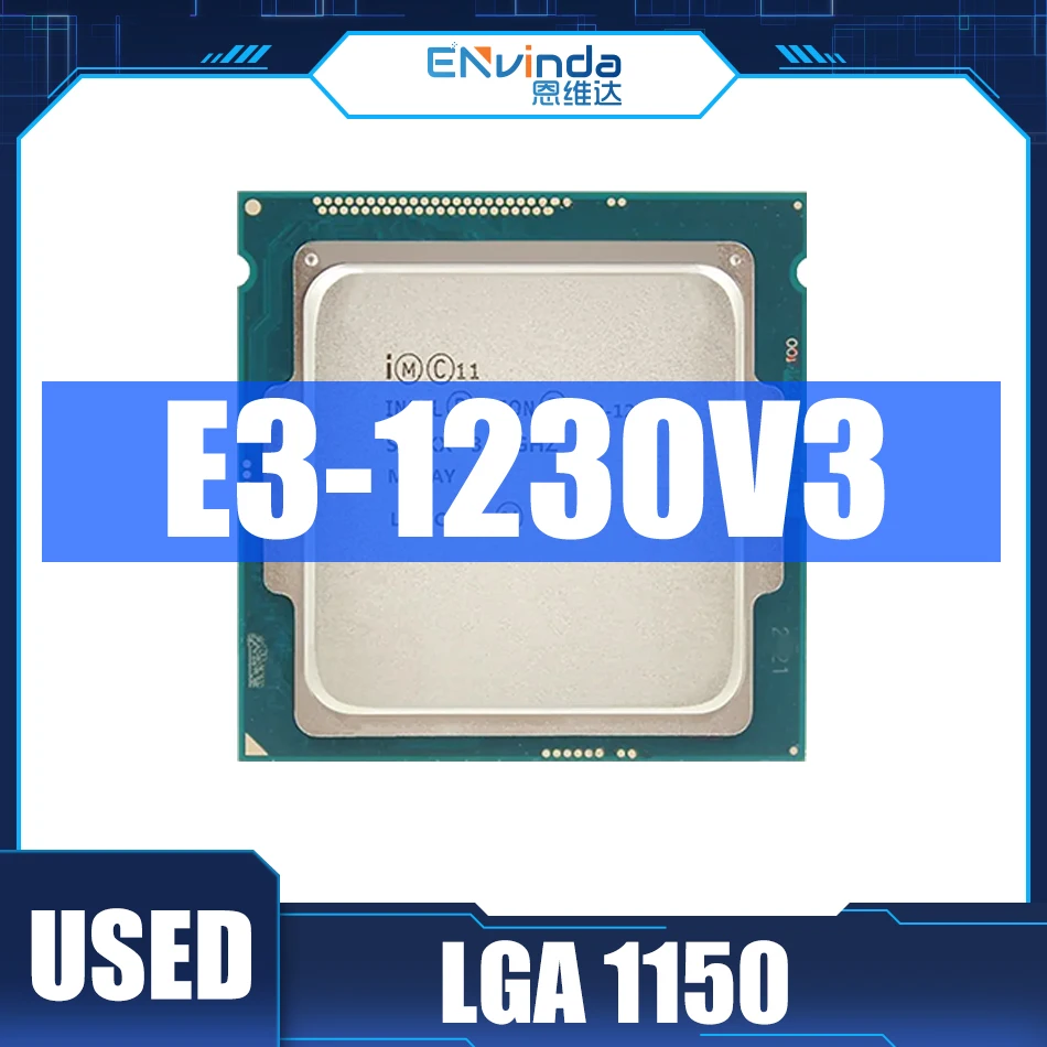 Used Original Intel Xeon V3 Processor E3 1230 V3 E3-1230 V3 Quad-Core ...