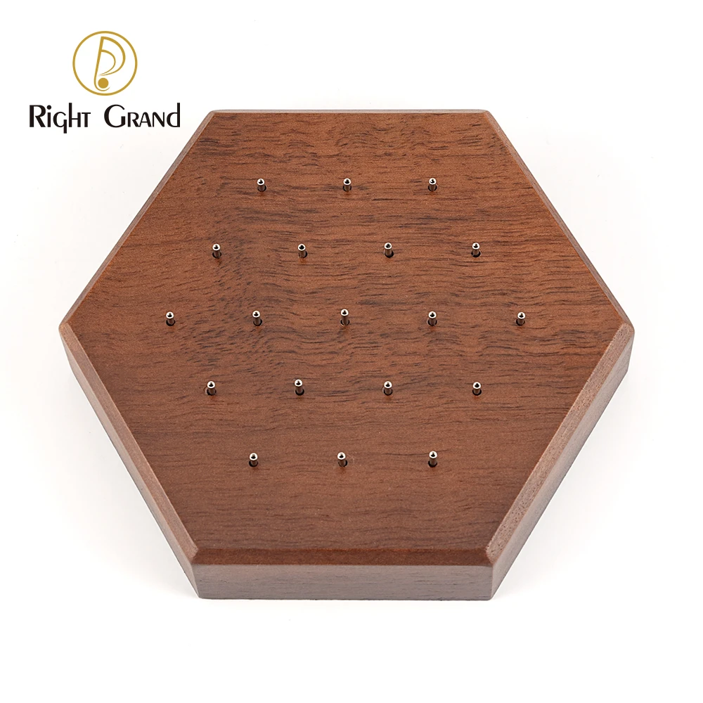 Accessories Display Stand Wood | Wood Jewelry Display Stand | Hexagon ...