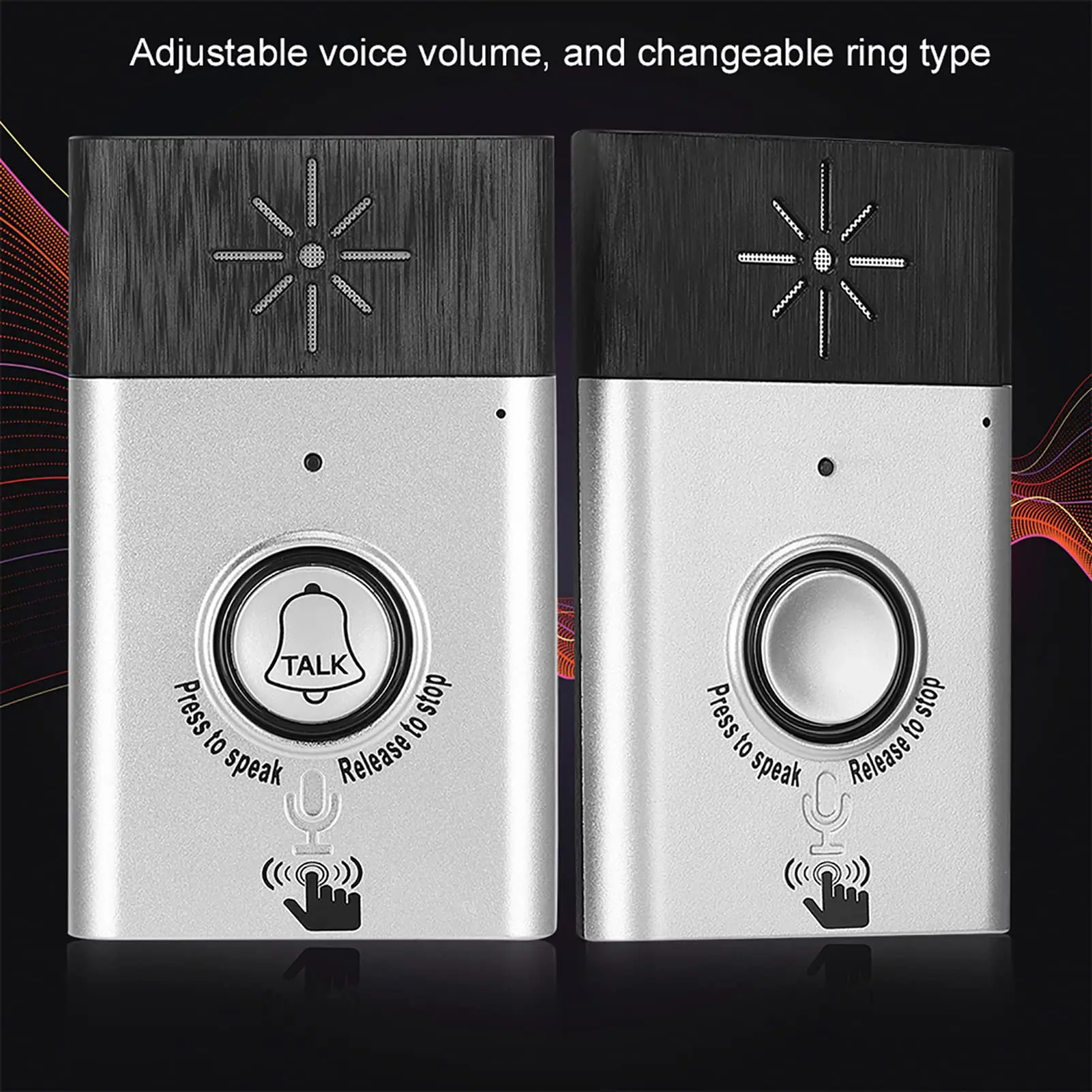 Two-Way-Voice-Intercom-Doorbell-Wireless-Home-Kit-LED-Indoor-Outdoor ...