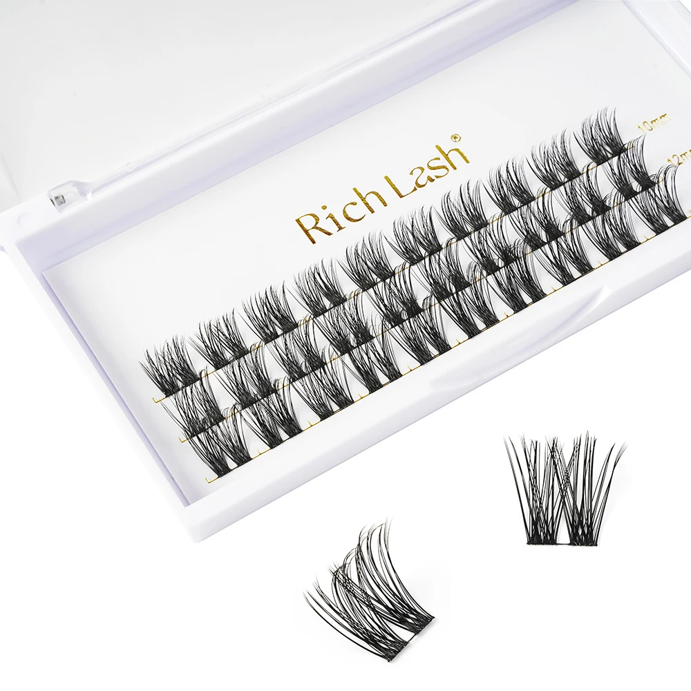 DIY-Eyelashes-CL02-Pre-cut-Segments-Clusters-Volume-Cluster-Lashes-DIY ...