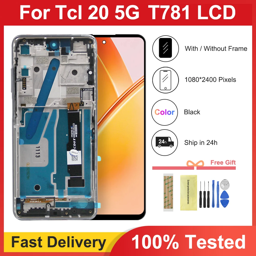 6-67-Original-For-TCL-20-5G-LCD-Display-Touch-Screen-Digitizer-Assembly ...