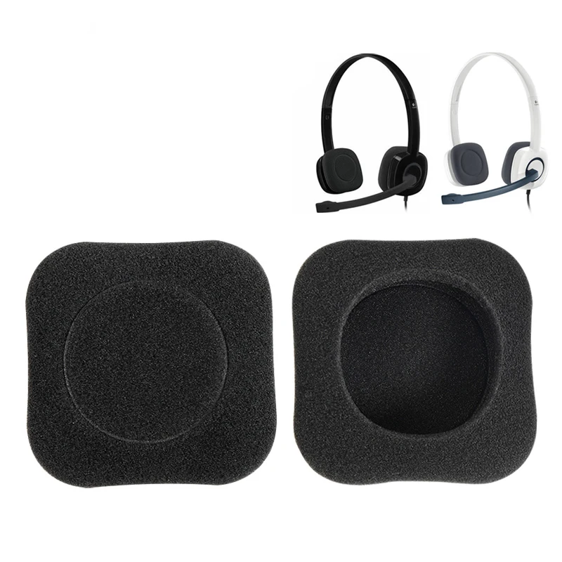 2 pairs Replacement Foam Cushion Pads cover For Logitech H150 H130 H151 ...