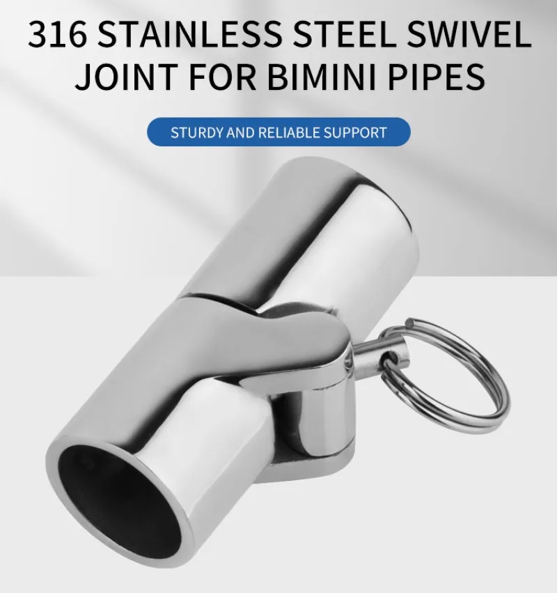 316-Stainless-Steel-Folding-Swivel-Coupling-Tube-Pipe-Connector-Boat ...