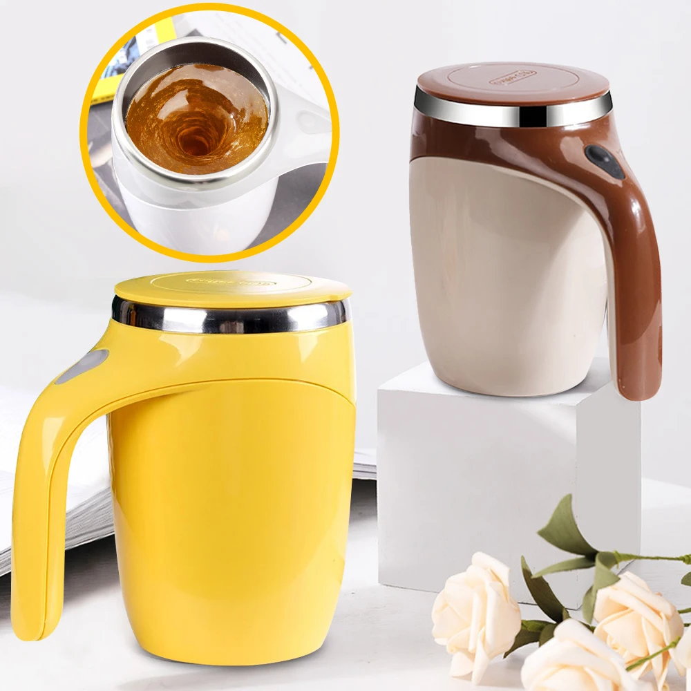 Automatic-Stirring-Magnetic-Mug-Thermos-Cup-Stainless-Steel-Coffee ...