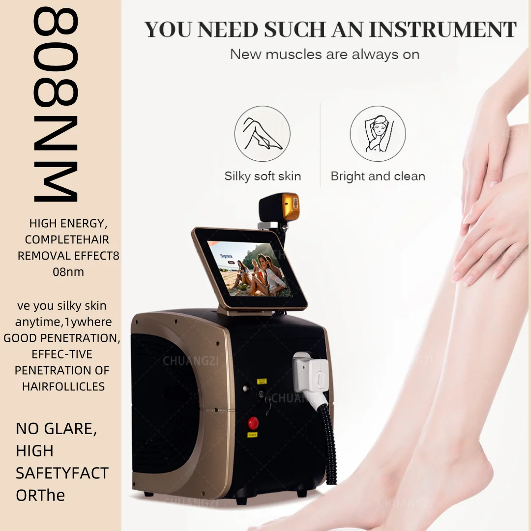 Professional-4-waves-IPL-Diode-Ice-Titanium-Laser-Body-Hair-Removal ...