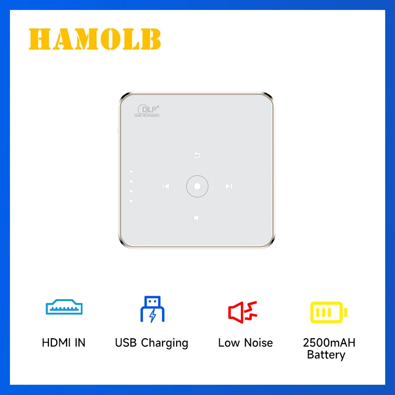 HAMOLB-HA12-Ultra-Mini-Portable-Projector-HD-1080p-Support-LED-DLP ...