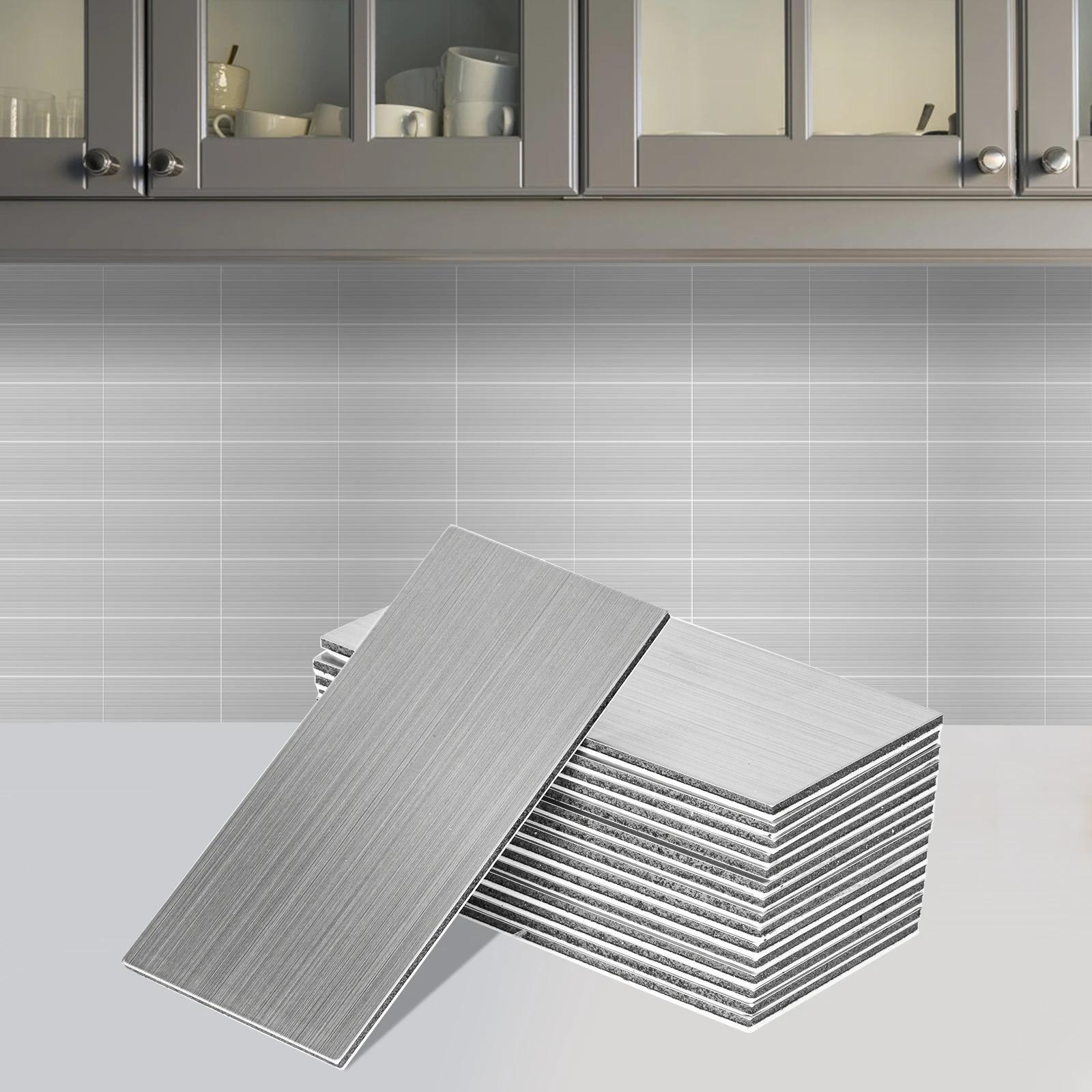 16-Pieces-Peel-and-Stick-Stainless-Steel-Wall-Sticker-Self-Adhesive ...