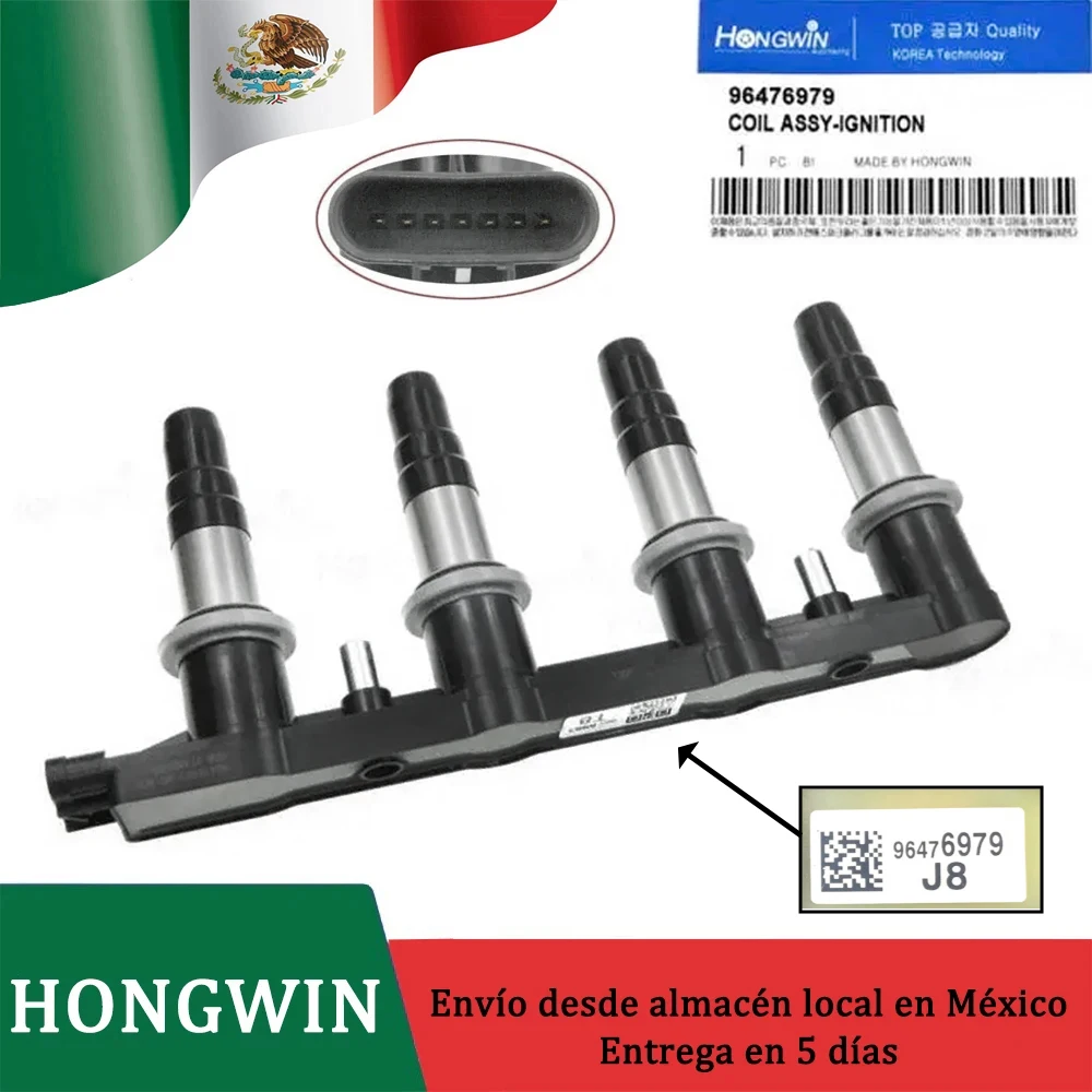 96476979-Ignition-Coil-For-Chevrolet-Aveo-Kalos-T250-T255-Cruze-J300 ...