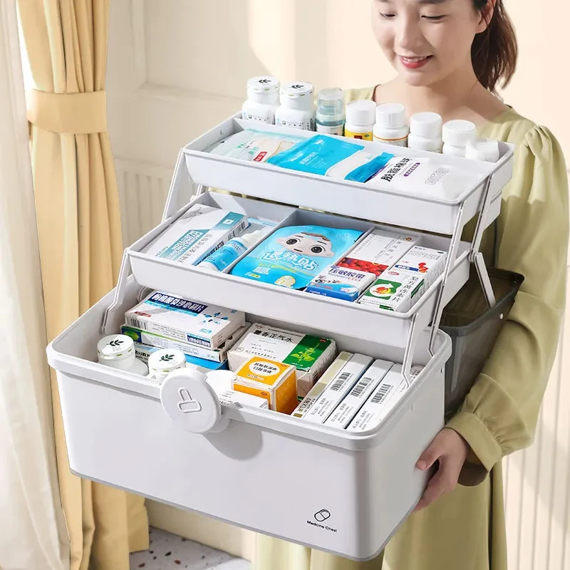 Super-Large-Capacity-Pill-Cases-Organizer-First-Aid-Kit-Family ...