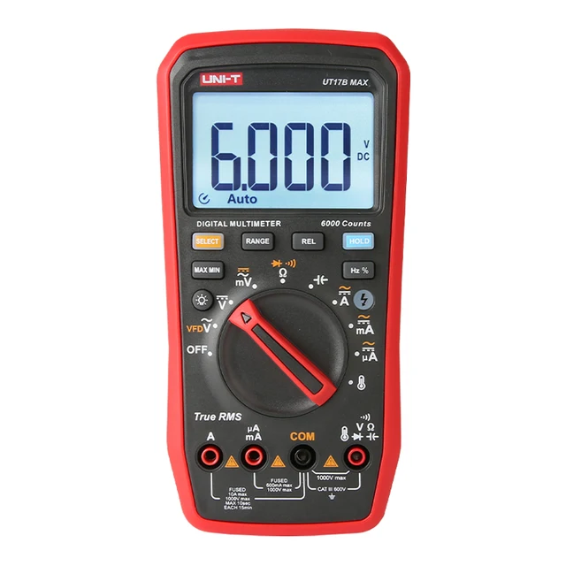 Uni-T Ut15B Ut17B Ut18B Max Digital Multimeter Vfd Ac Dc Amperemeter ...