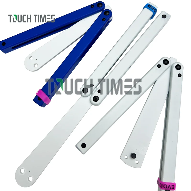 Squiddy Clone Training Butterfly Knife POM Plastic Material Balisong ...
