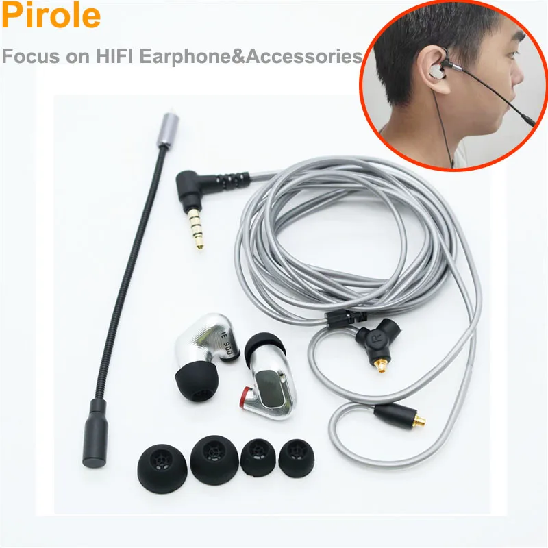 Diy Ie900 In Ear Earphone Hifi Bass Monitor Noise Reduction Mobile Phone Computer Universal Mmcx ...