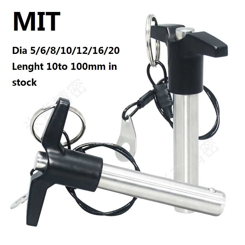 MIT-pins1pcs-T-Handle-Aluminum-Grip-Fastening-Locating-Safety-Pins ...
