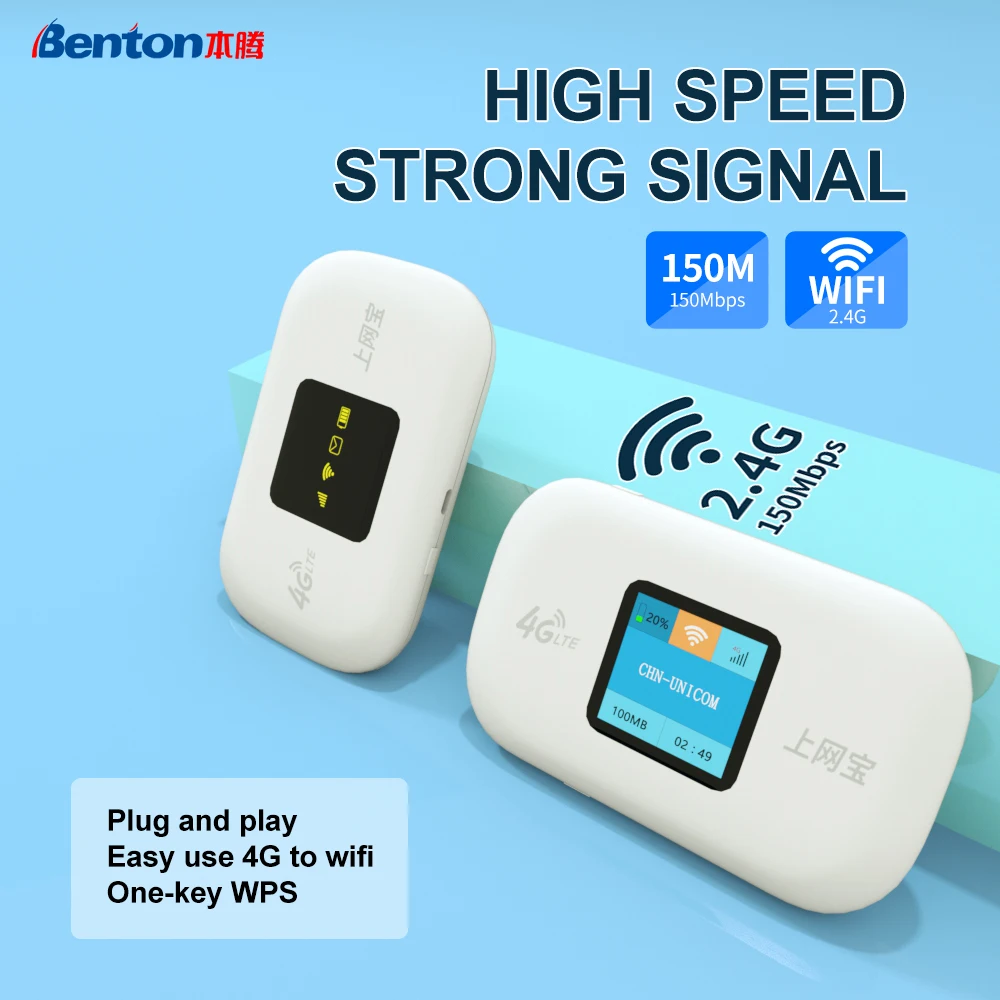 Mini routeur WiFi sans fil portable débloqué, modem 3G 4G, Lte, Mifi ...