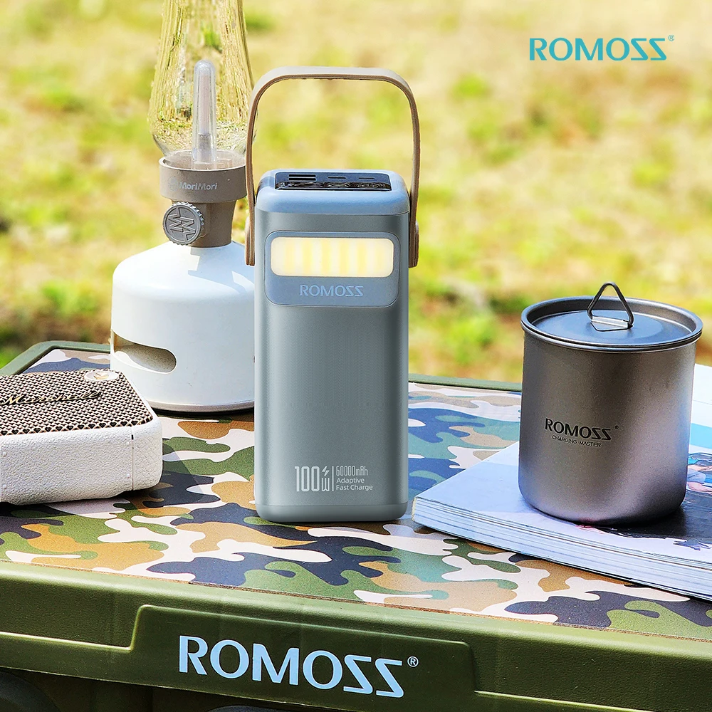 ROMOSS PMT60 ultra high speed large capacity auxiliary battery 100W ...
