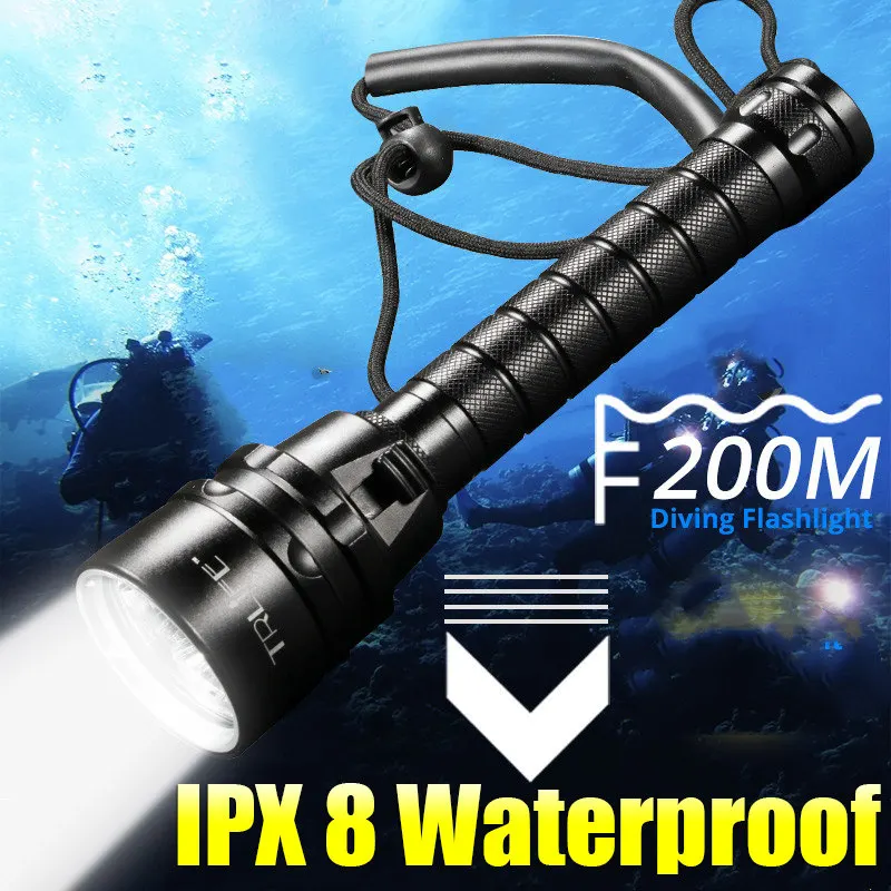 IPX8-Waterproof-Professional-Diver-Light-Powerful-led-Scuba-Diving ...