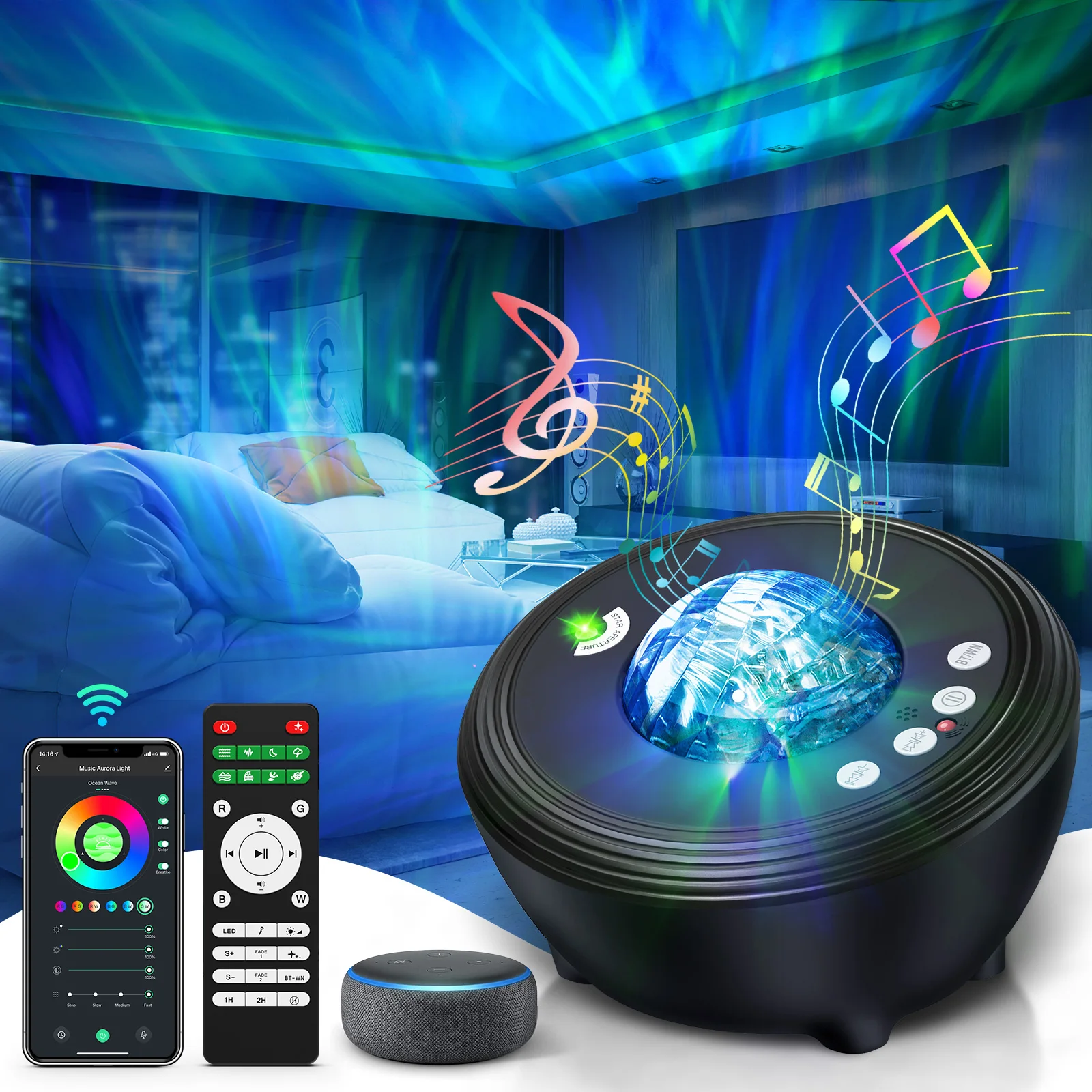 Aurora-Projector-Star-Projector-Galaxy-Night-Light-Colorful-Projection ...