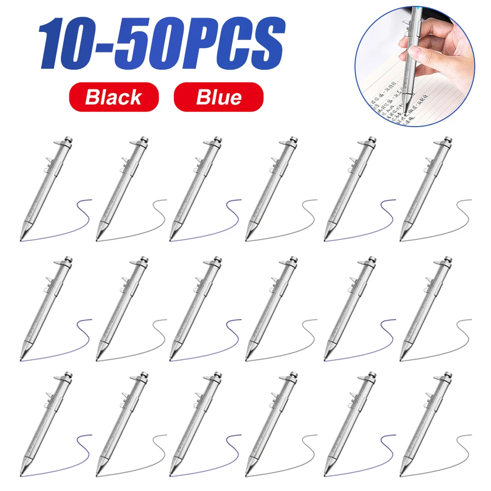 10-50PCS-Multifunction-Caliper-Pen-0-100-Vernier-Caliper-Roller-Ball ...