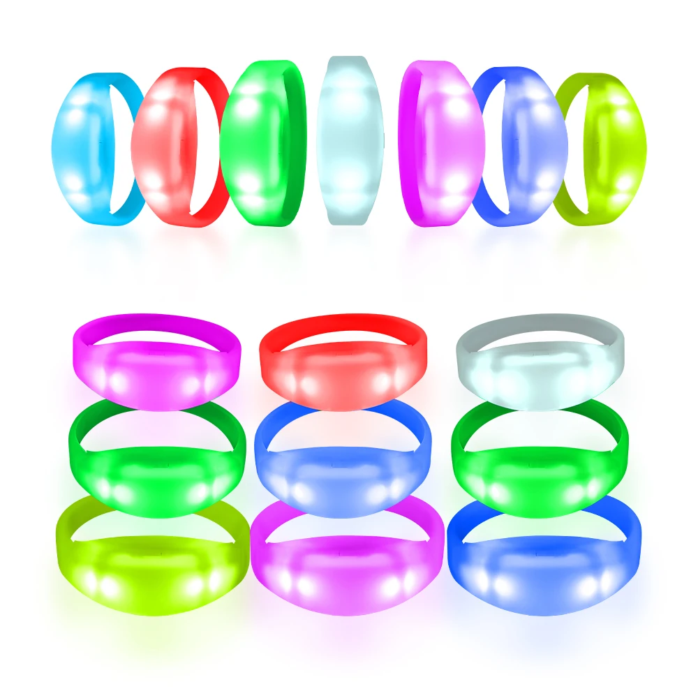 LED-Bracelets-Glow-Party-Lights-Supplies-Xyloband-Remote-Controlled ...