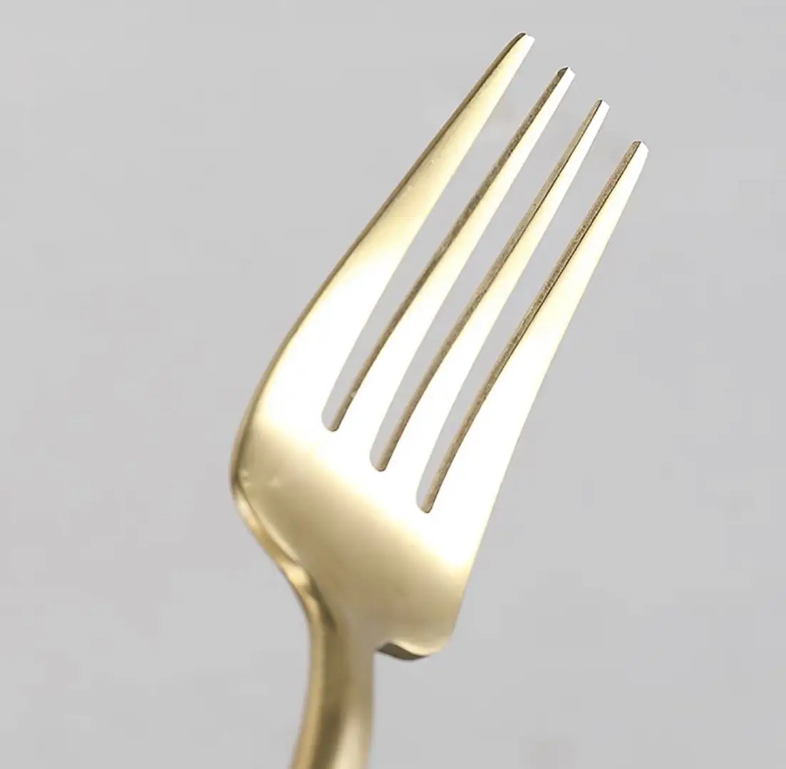 Kit-6-Garfos-Talheres-Brilhante-Material-de-A-o-Inox-de-Qualidade ...