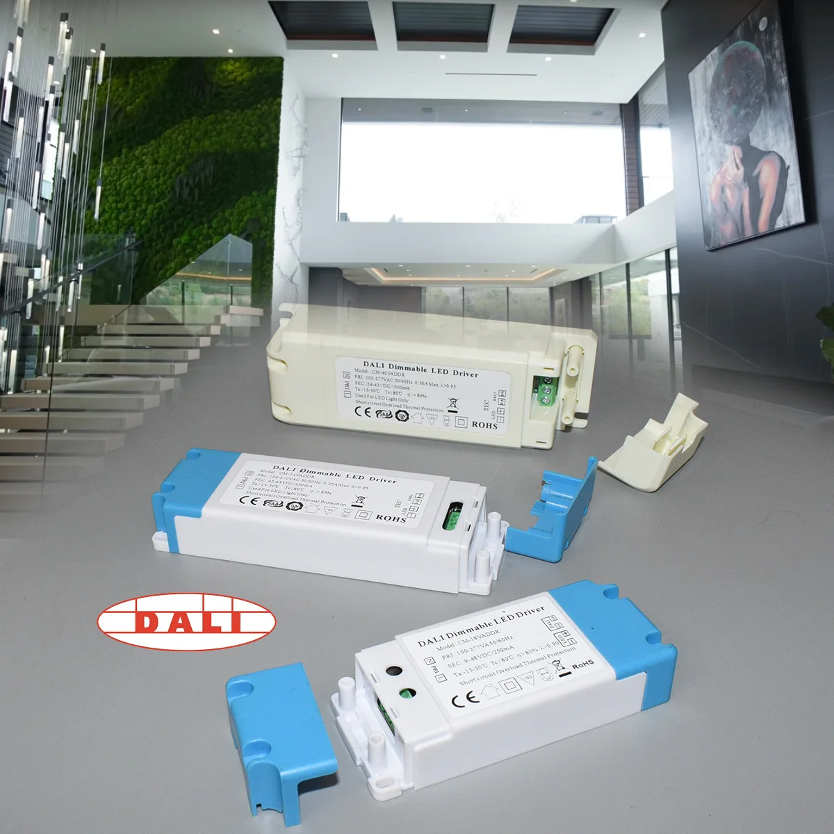 Wide Input Voltage 100-240V DALI Dimmable Driver Control Gear Led Light ...