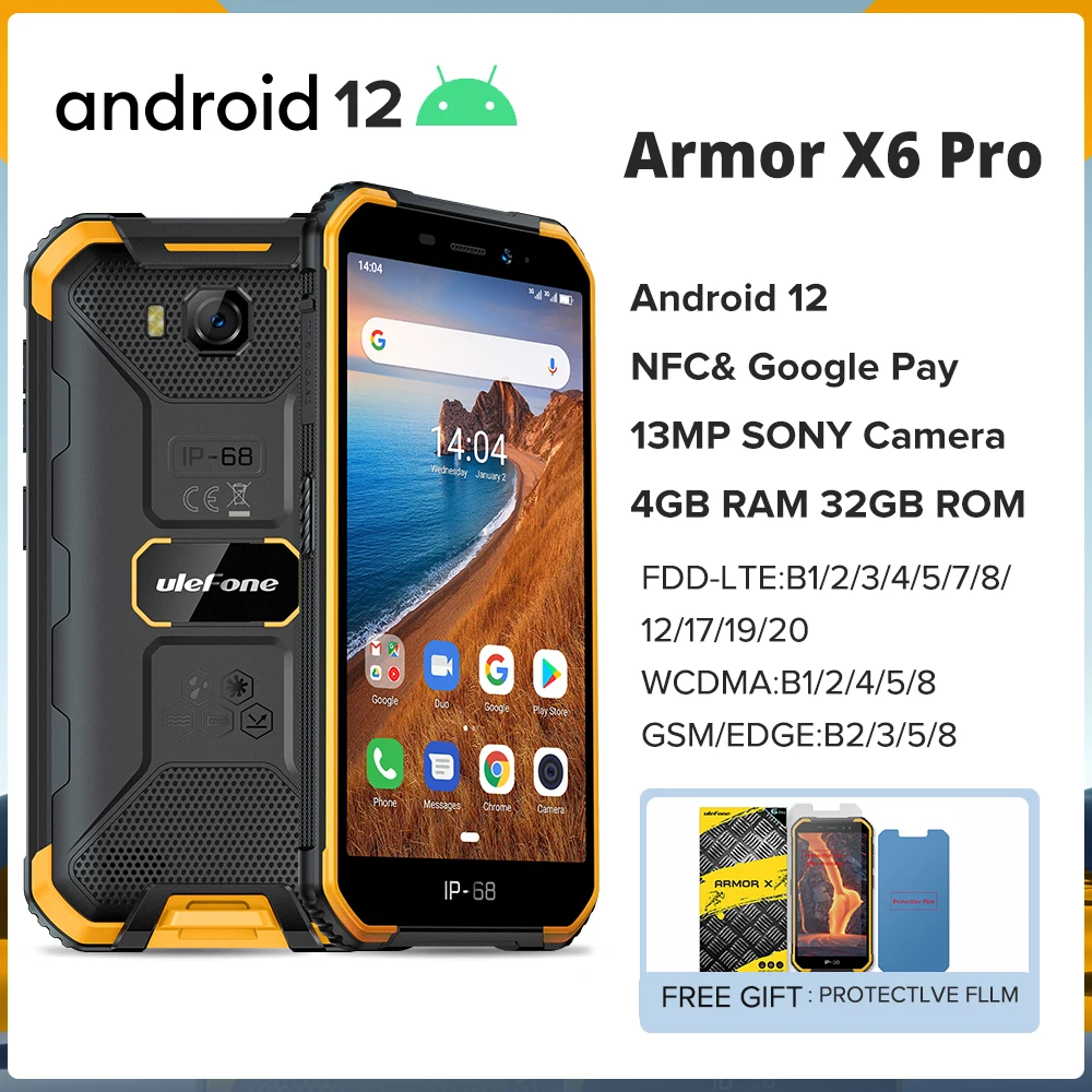 Ulefone-armor-x6-pro-robusto-telefone-android-12-nfc-4000mah-prova ...