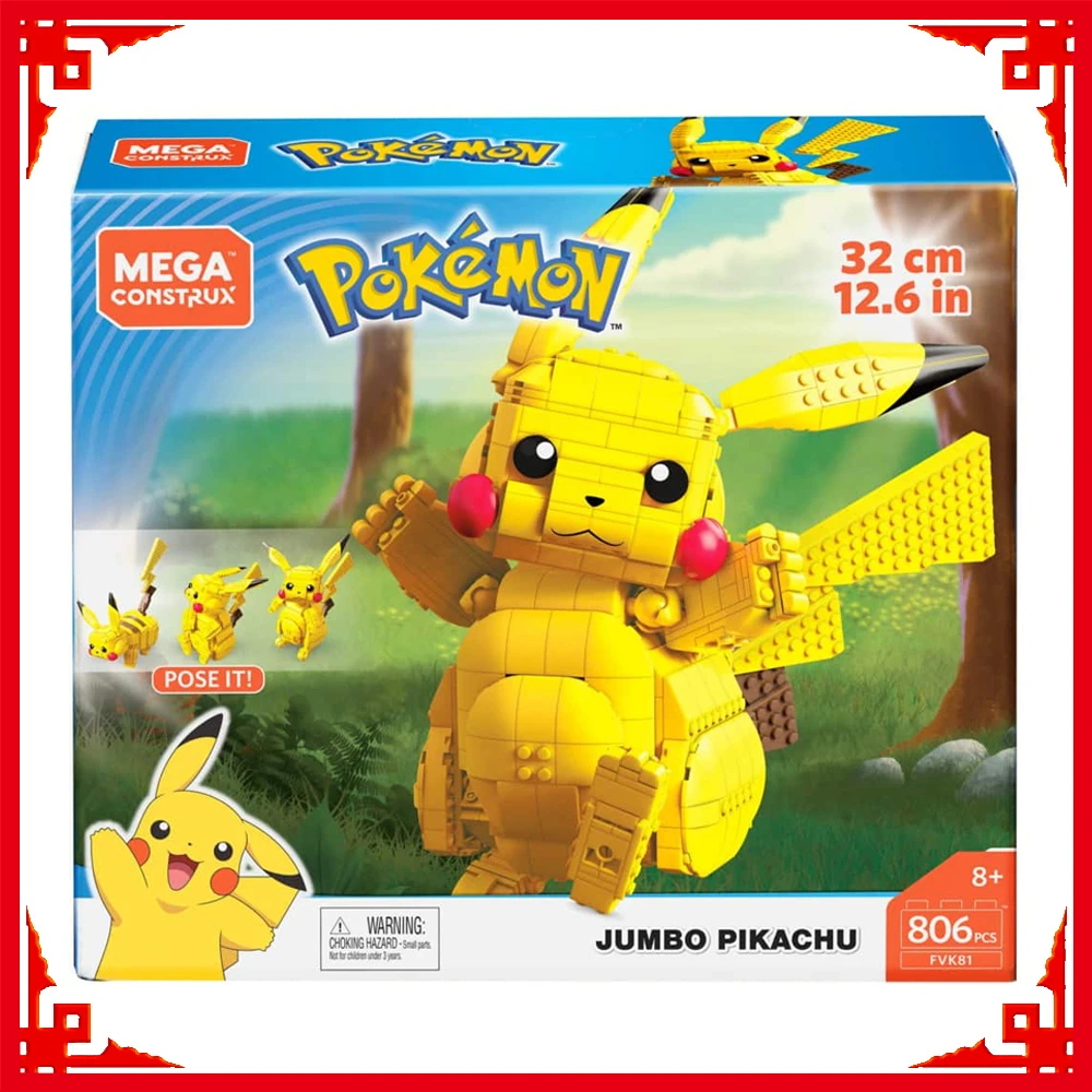 Mega Construx Pokémon Jumbo Pikachu - munimoro.gob.pe