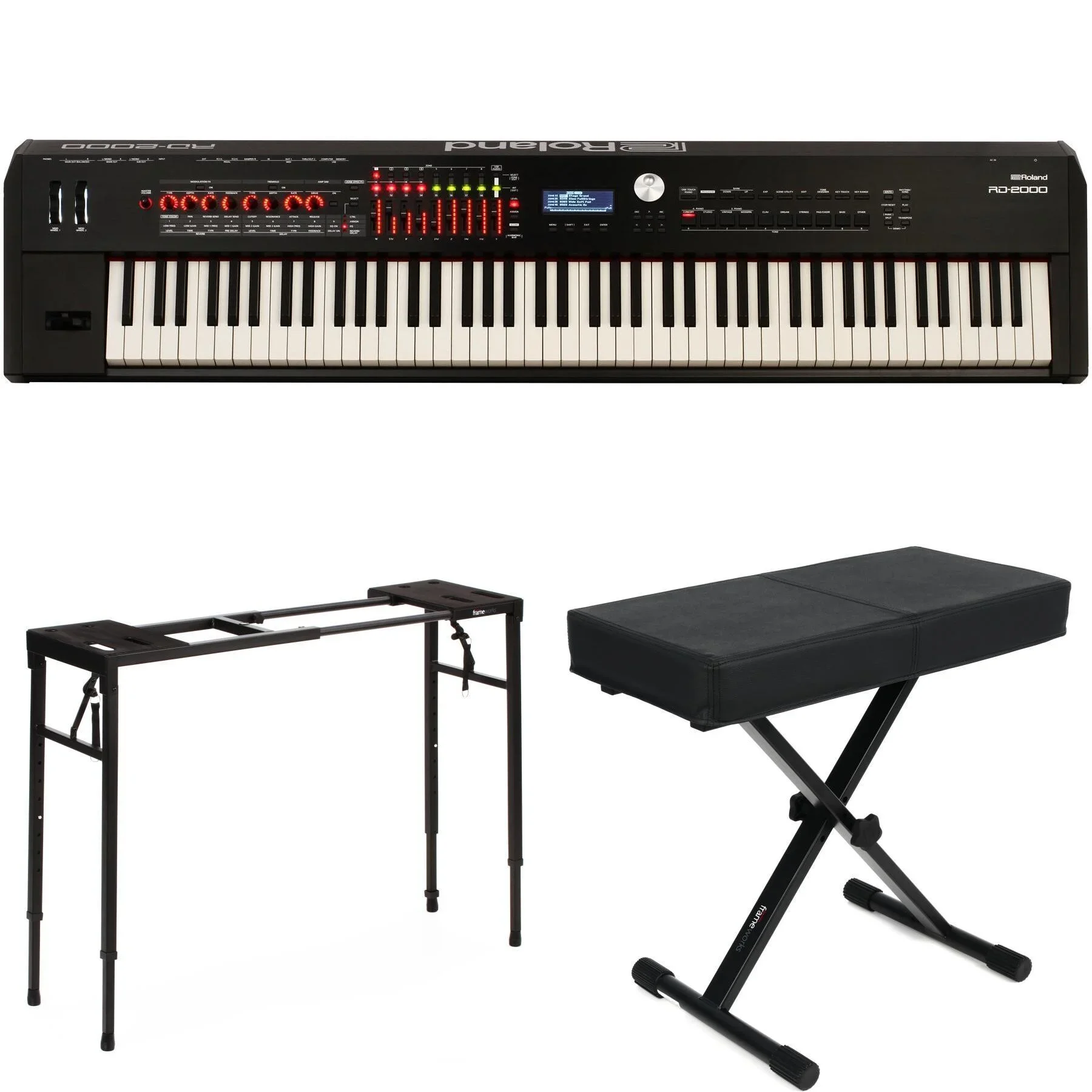Digital 88-Key Stage Player Piano, RD-2000, Instrumentos Musicais ...
