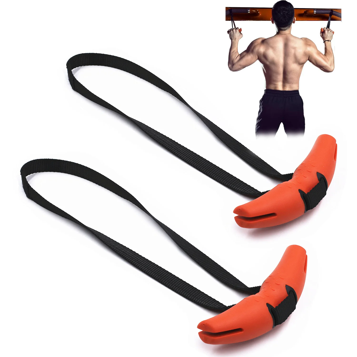 Pull Up Bar Handles Grips Workout Equipment Gym Handle for Home Gym ...