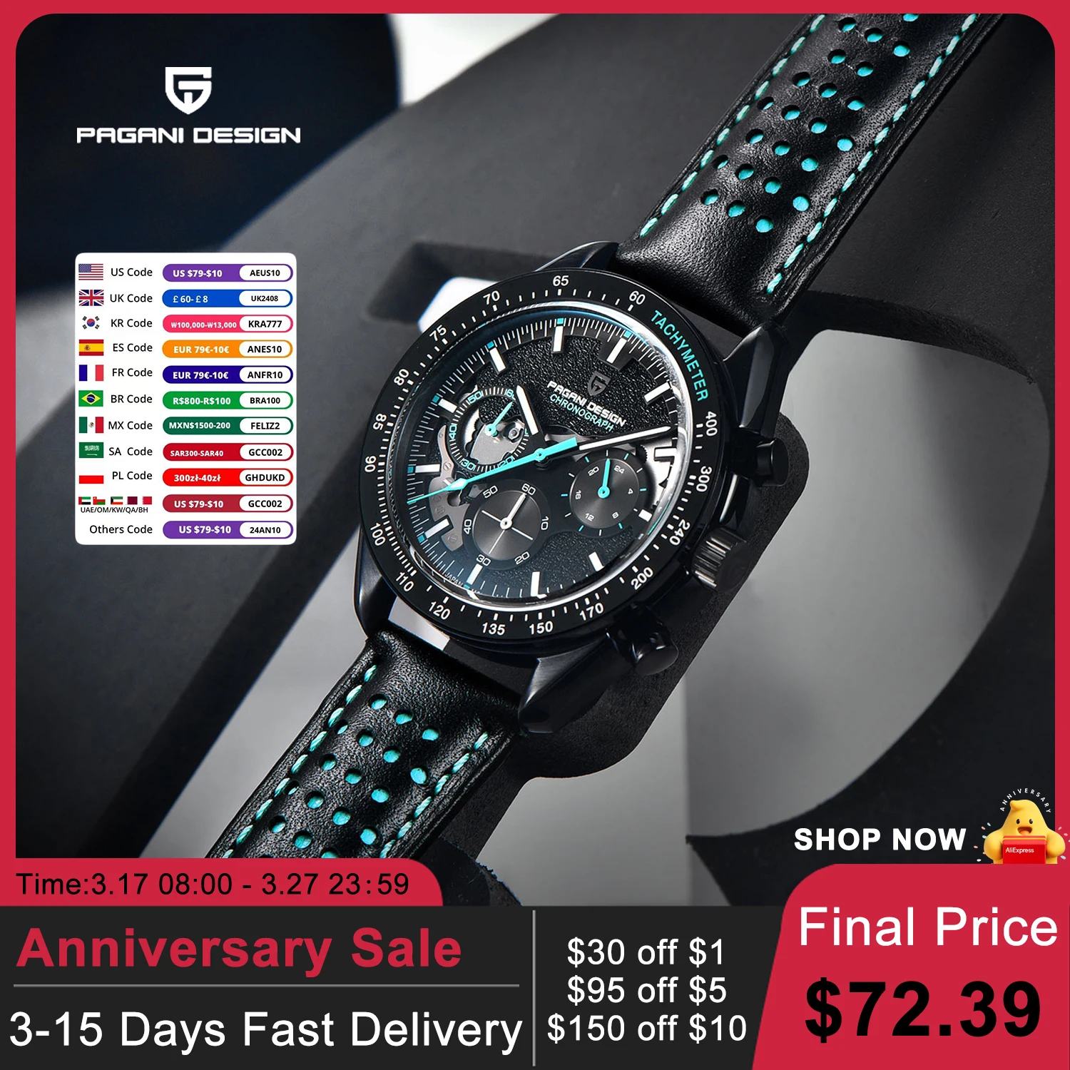 Adam-i-in-PAGANI-tasar-m-ay-izle-moda-Quartz-saat-su-ge-irmez-iskelet ...