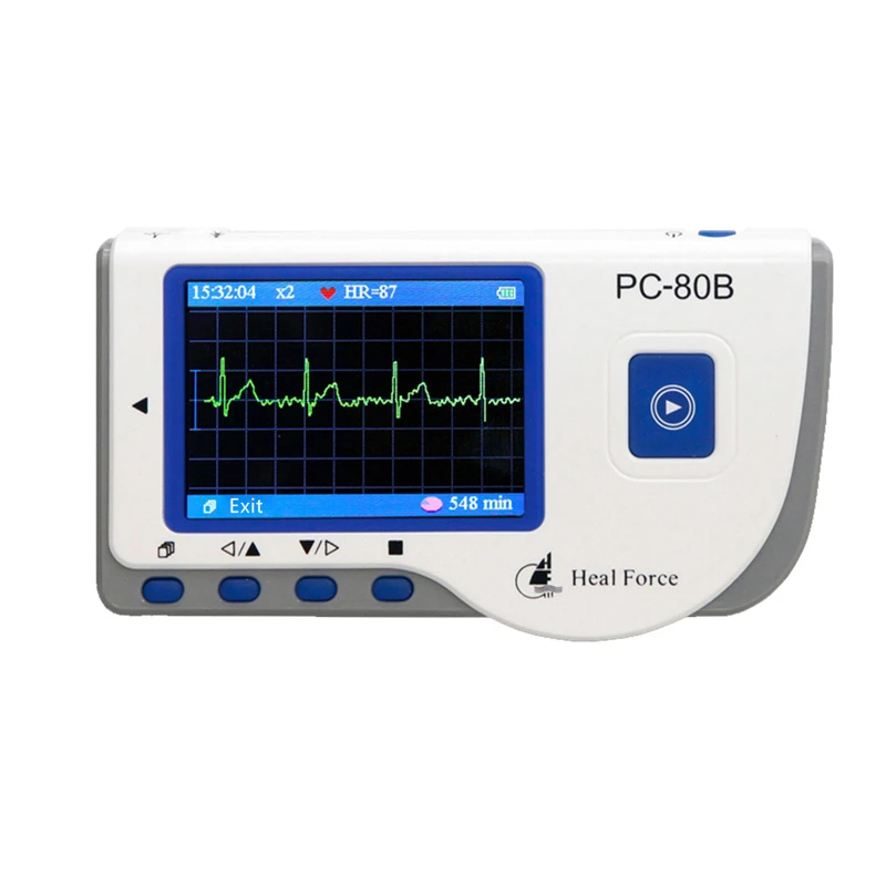 Monitor de ritmo cardíaco portátil e inalámbrico, ECG, EKG, Software de ...