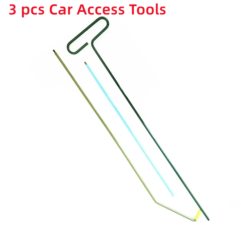 3 pcs Car Access Tools Long Reach Set Auto Door Repair Tools Stainless ...