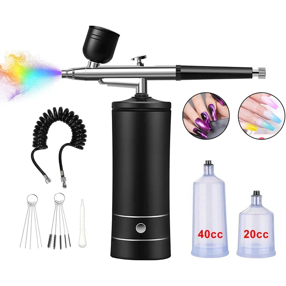 Nano-Fog-Mist-Sprayer-Mini-Air-Compressor-Kit-Air-Brush-Paint-Spray-Gun ...