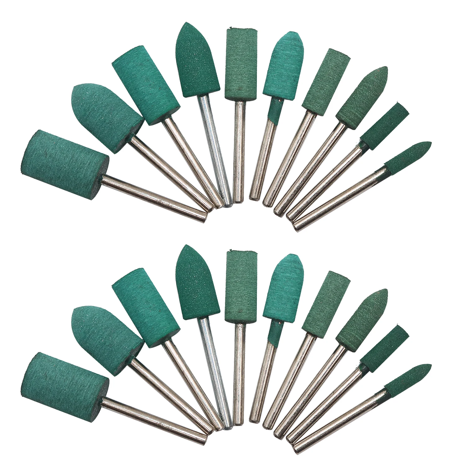 20pcs-Rubber-Polishing-Burr-wheel-Bullet-Cylinder-with-3mm-1-8-inch ...