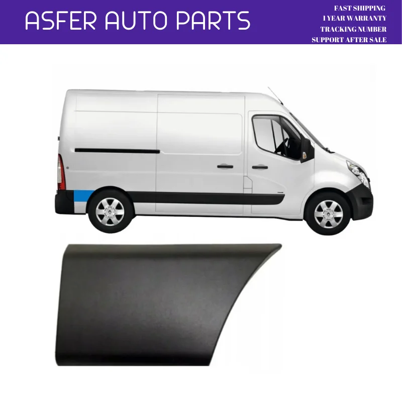 Right-Side-Wheel-Rear-Panel-Streamer-Short-Chassis-For-Renault-Master ...