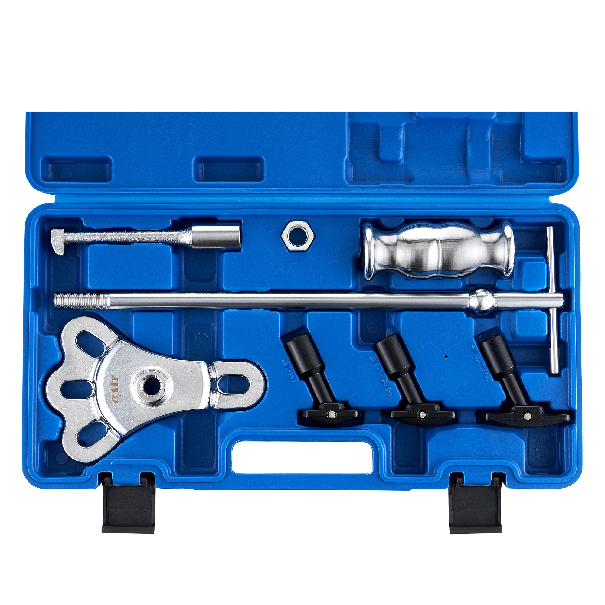 OMT 8pc Rear Axle Seal Bearing Puller Set Slide Hammer Kit w Yoke Hook ...