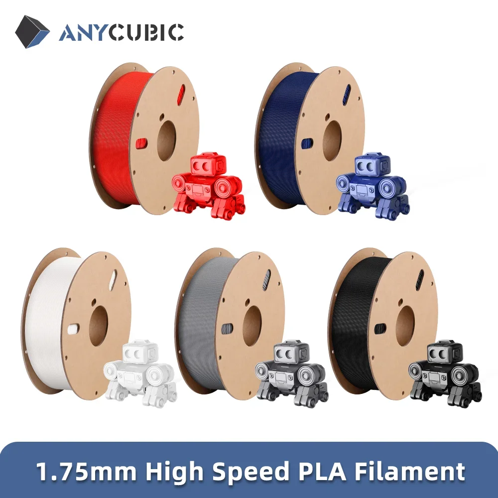 ANYCUBIC-High-Speed-PLA-Filament-1-75mm-Plastic-For-3D-Printer-1kg-Roll ...
