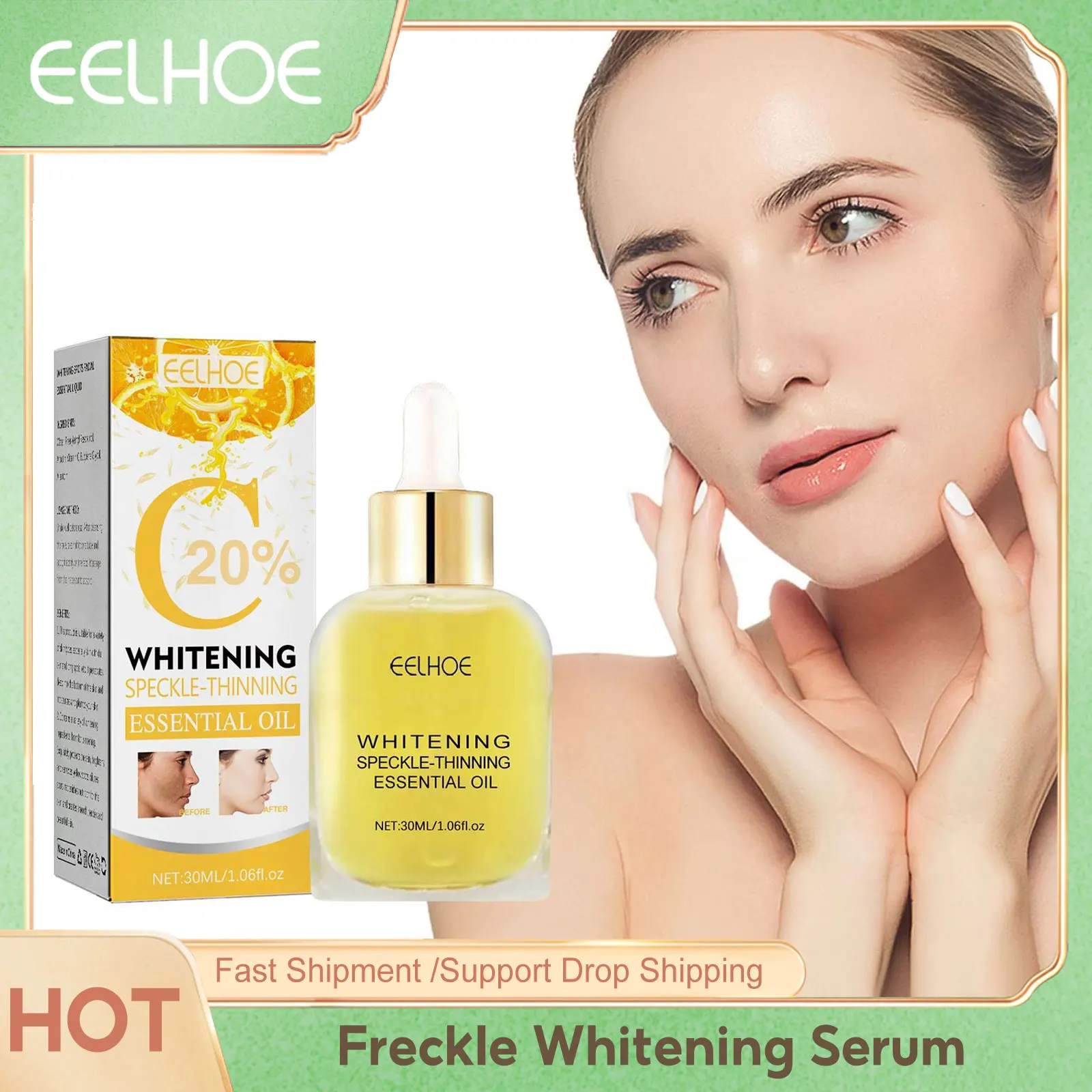 Freckle-Whitening-Serum-Dark-Spot-Corrector-Pigment-Melanin-Removal-Moisturizing-Brighten-Face ...