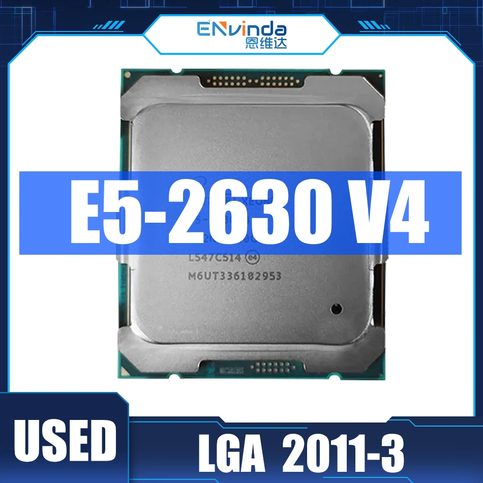 D'origine Intel Xeon E5 2630 V4 E5-2630v4 Processeur Sr2r7 2.2ghz 10 ...