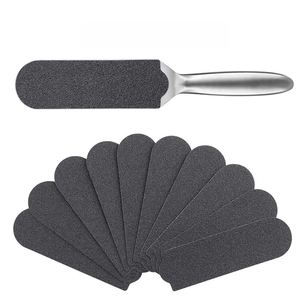 Stainless-Steel-Foot-Rasp-Scrubber-Pedi-File-Refill-Sanding-Strip-Peel ...