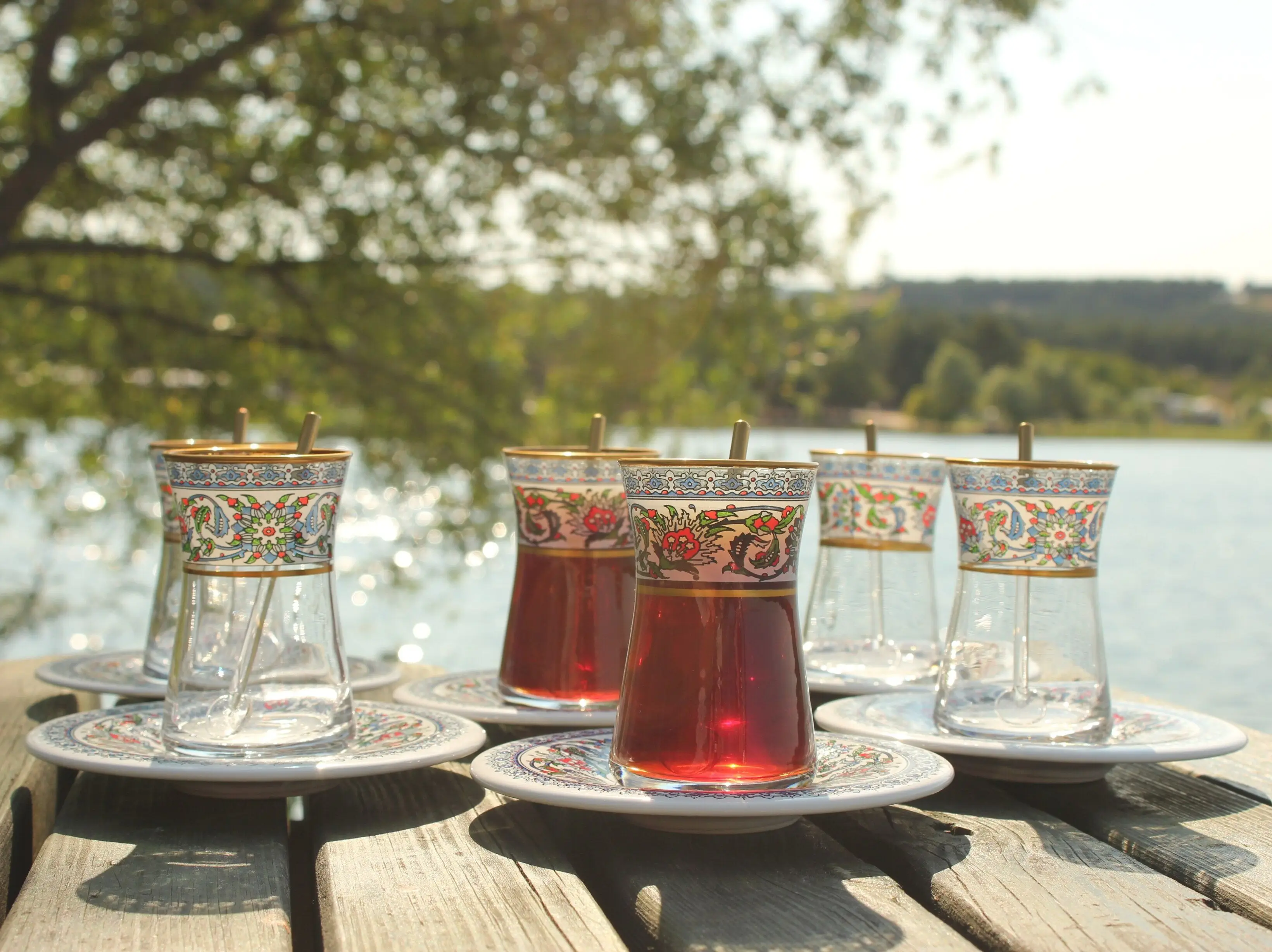18-Pcs-Turkish-Tea-Cups-drinkware-Tile-Patterned-Glass-Arabic-Gift-Tea ...