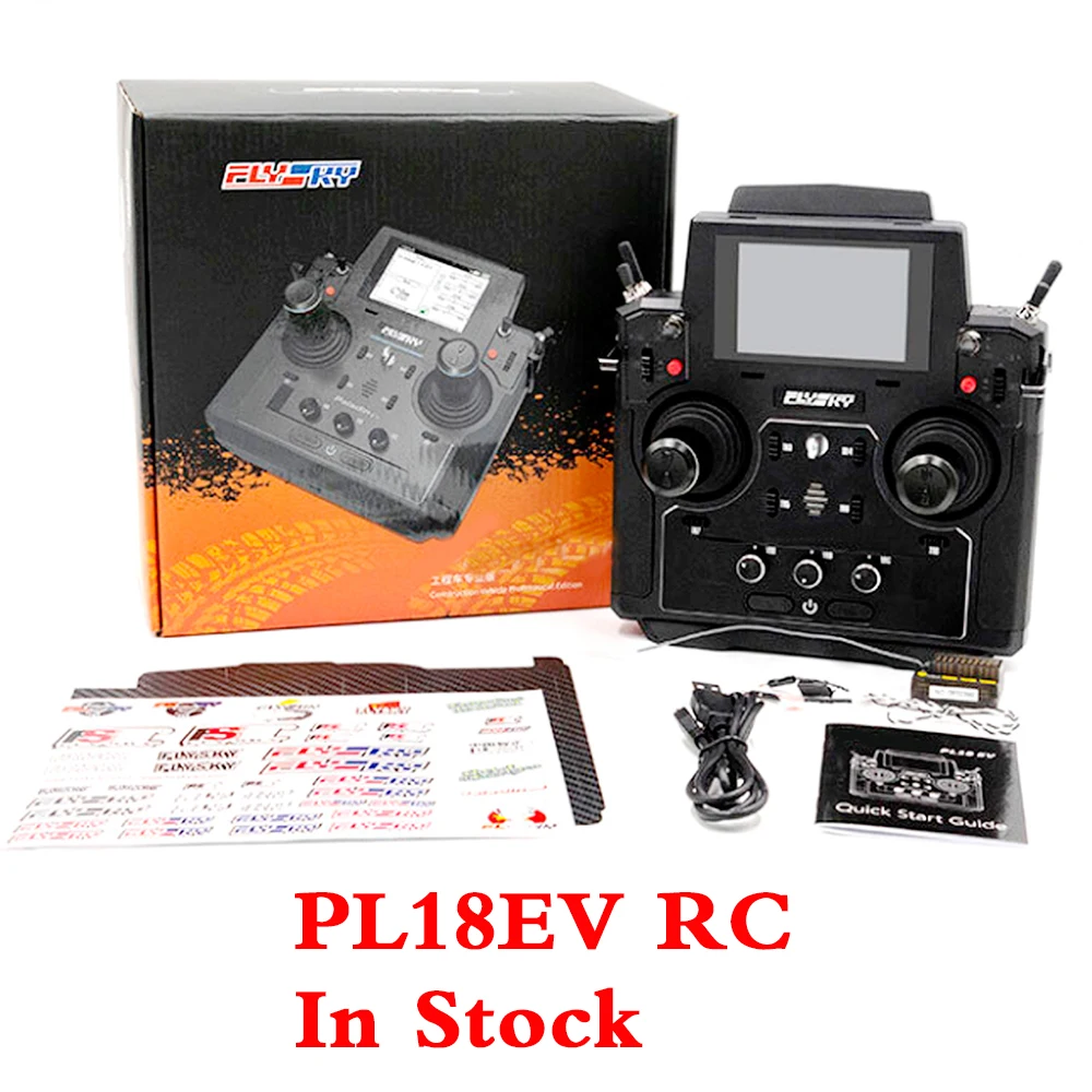 FLYSKY-PL18EV-Remote-Control-for-RC-Hydraulic-Remote-Control-Truck ...