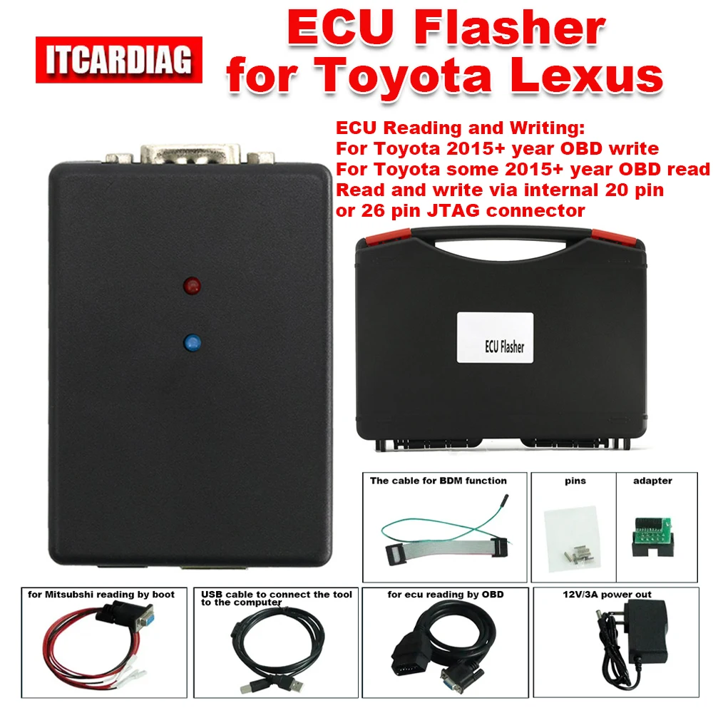 Car-ECU-Flasher-Tool-For-Toyota-Lexus-Denso-Programmer-Support-2015-OBD ...